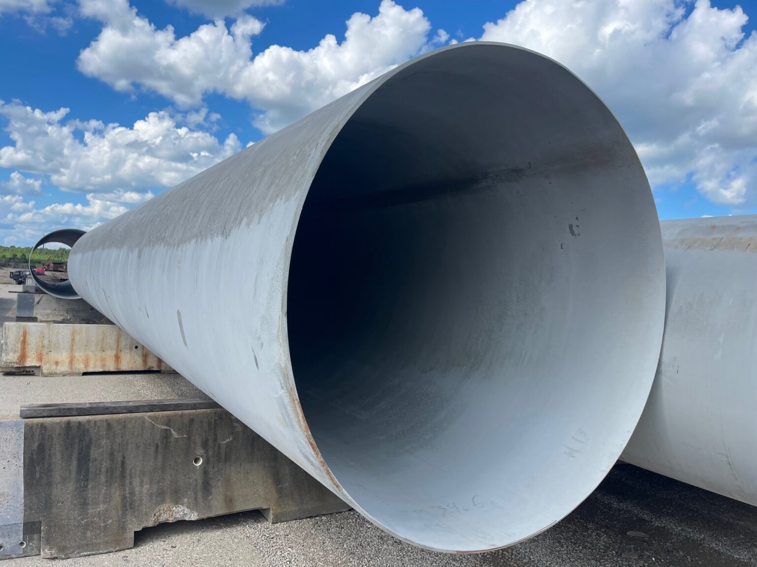 72 " x .500 Wall Surplus Carbon Steel Pipe - Apex Steel Pipe